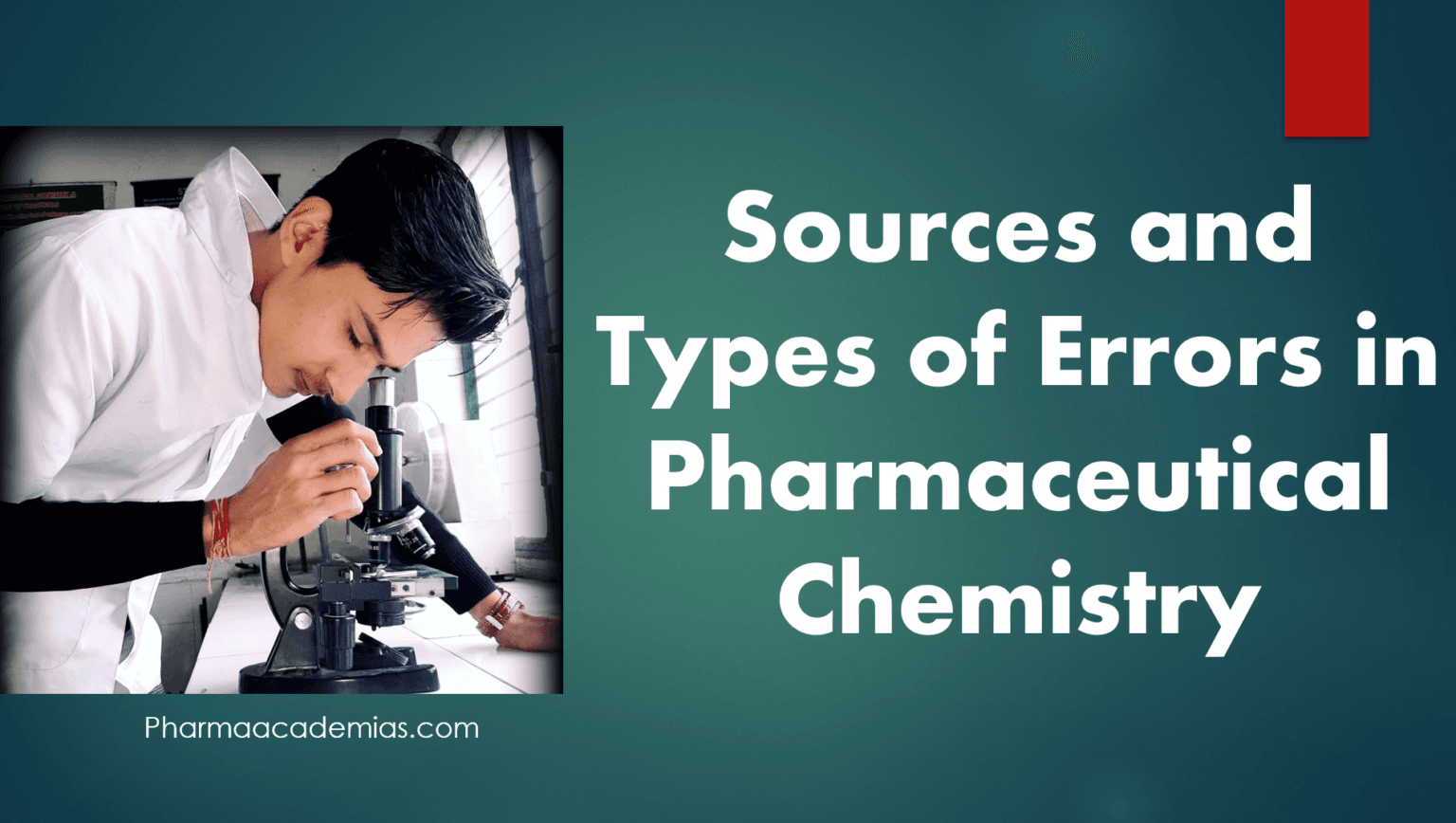 Sources And Types Of Errors In Pharmaceutical Chemistry Pharmaacademias Sources And Types Of Errors In Pharmaceutical Chemistry Pharmaacademias