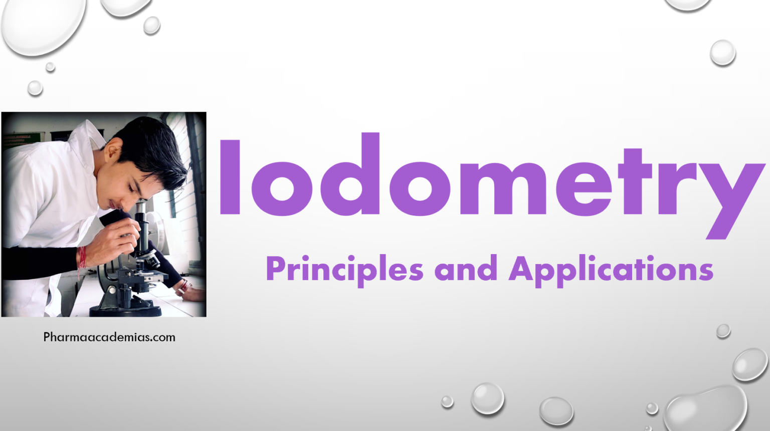 Iodometry: Principles and Applications - Pharmaacademias