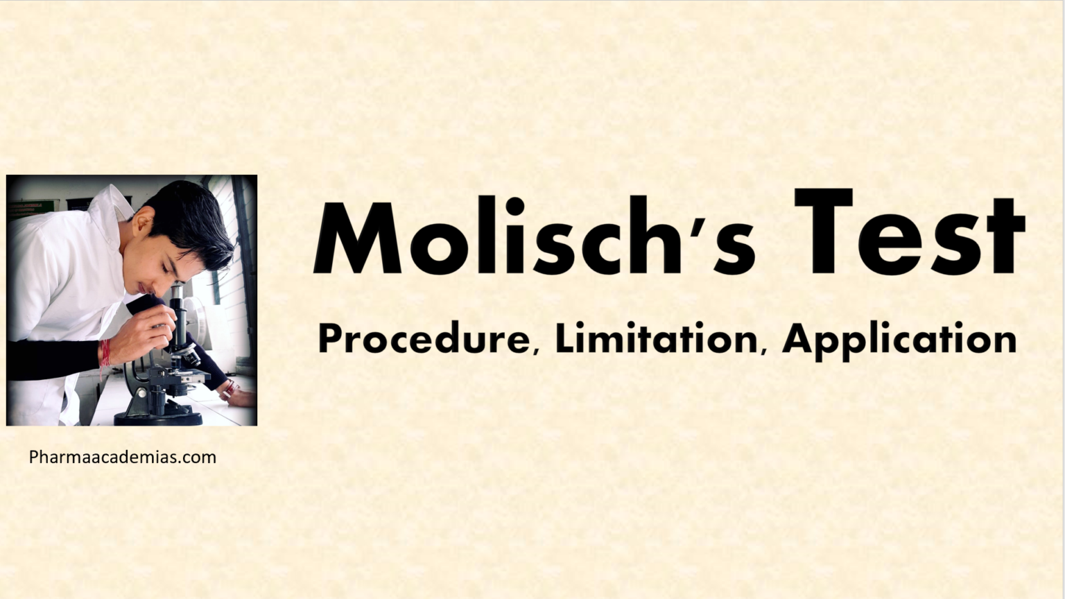 Molisch's Test - Pharmaacademias