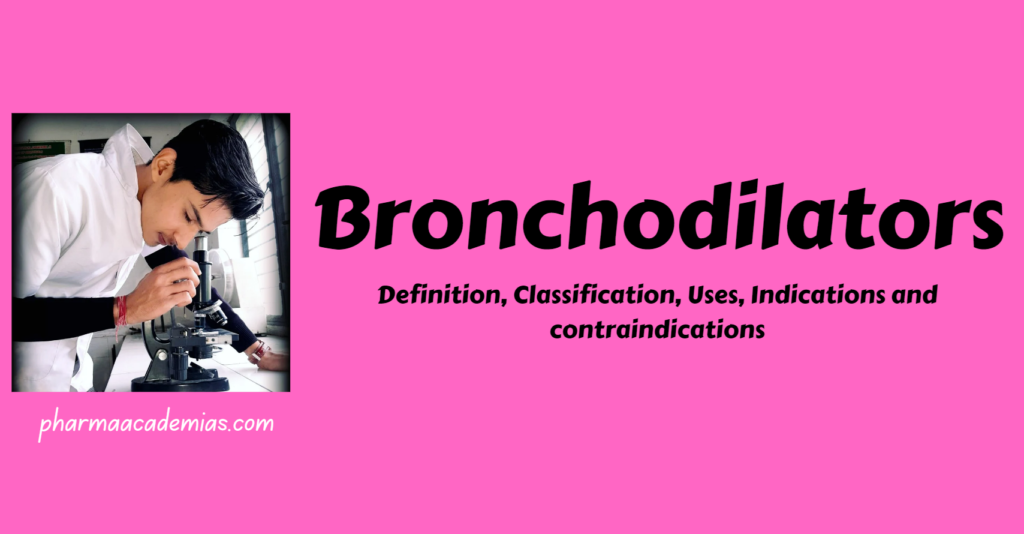 Bronchodilators: Definition, classification, pharmacological actions ...