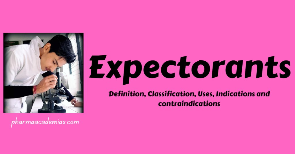 Expectorants- Definition, Classification, Uses, Indications and ...