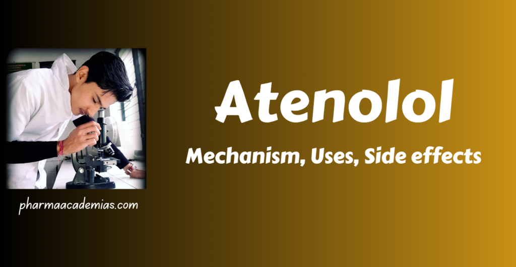 Atenolol: Mechanism of Action, Uses, Side Effects, Stability, and ...
