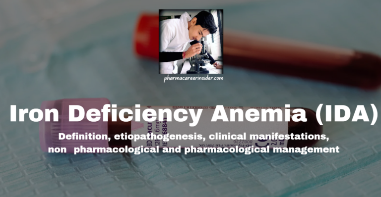 Iron Deficiency Anemia (IDA) - Pharmaacademias