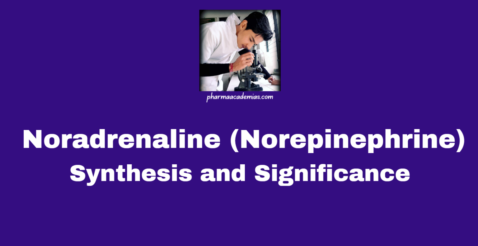 Noradrenaline (Norepinephrine): Synthesis and Significance ...