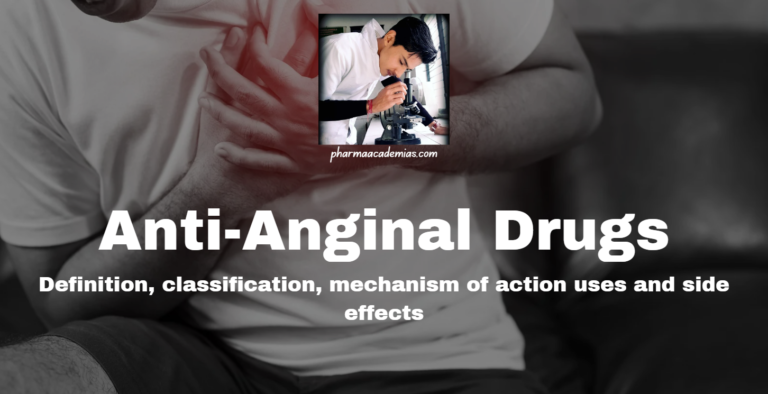 Anti-Anginal Drugs: Definition, classification, mechanism of action ...