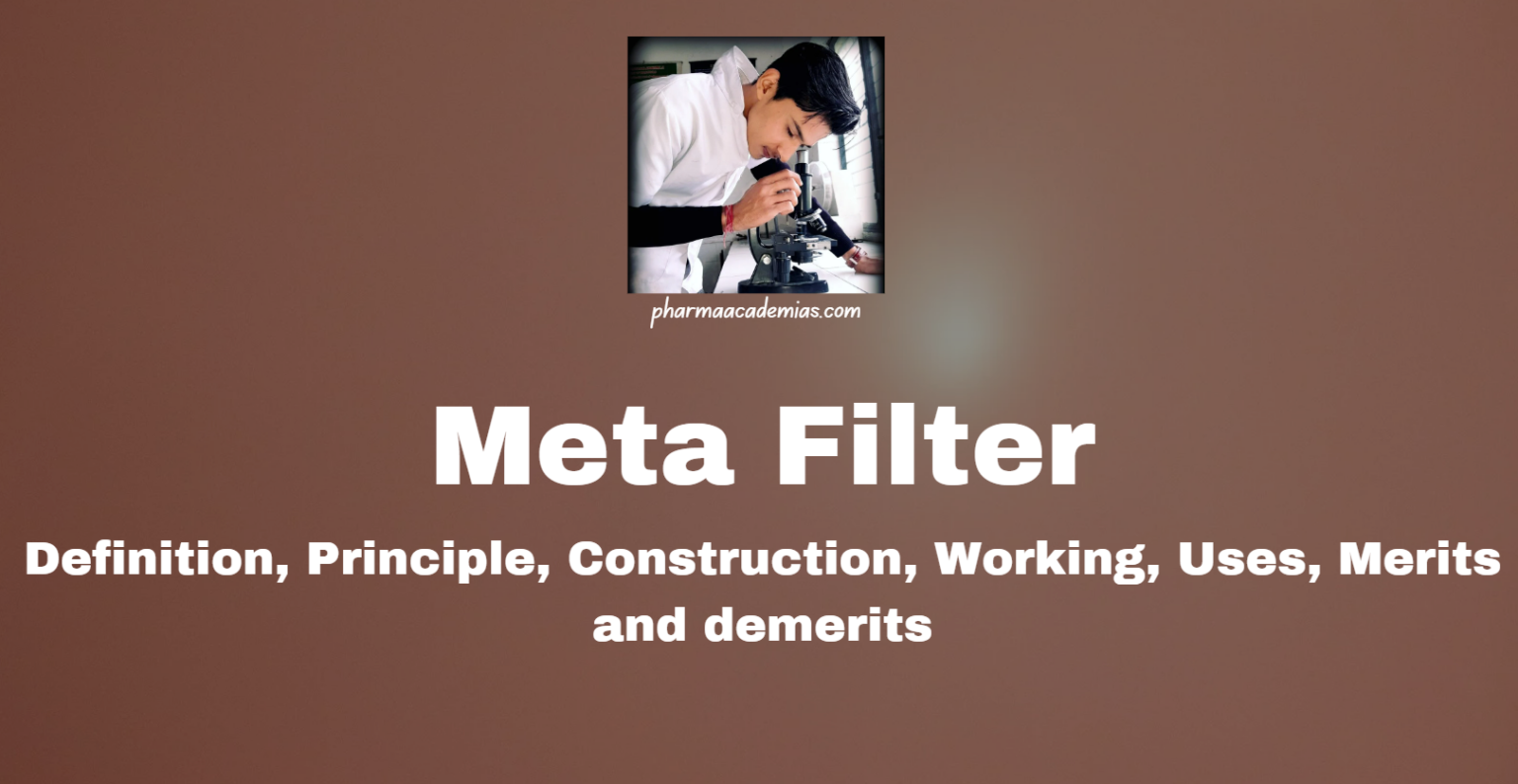 Meta Filter: Definition, Principle, Construction, Working, Uses, Merits ...
