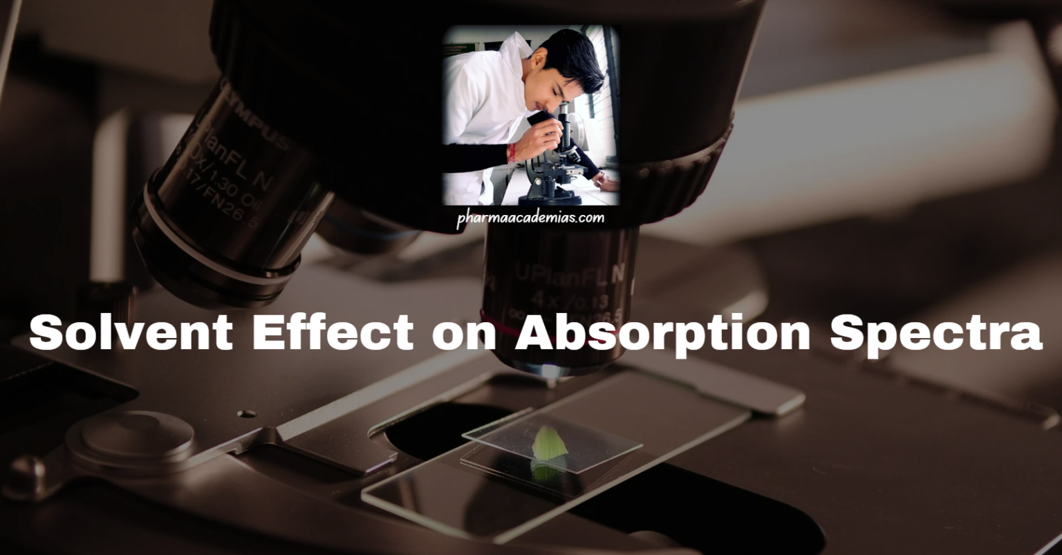 Solvent Effect on Absorption Spectra - Pharmaacademias