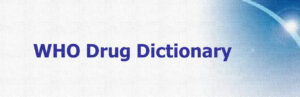 WHO Drug Dictionary - Pharmaacademias