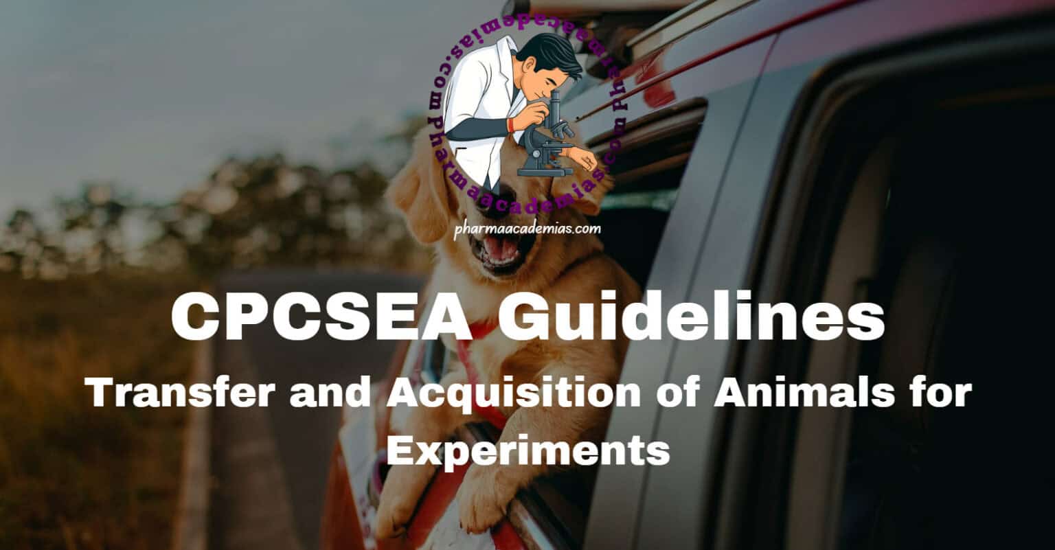 CPCSEA Guidelines - Pharmaacademias