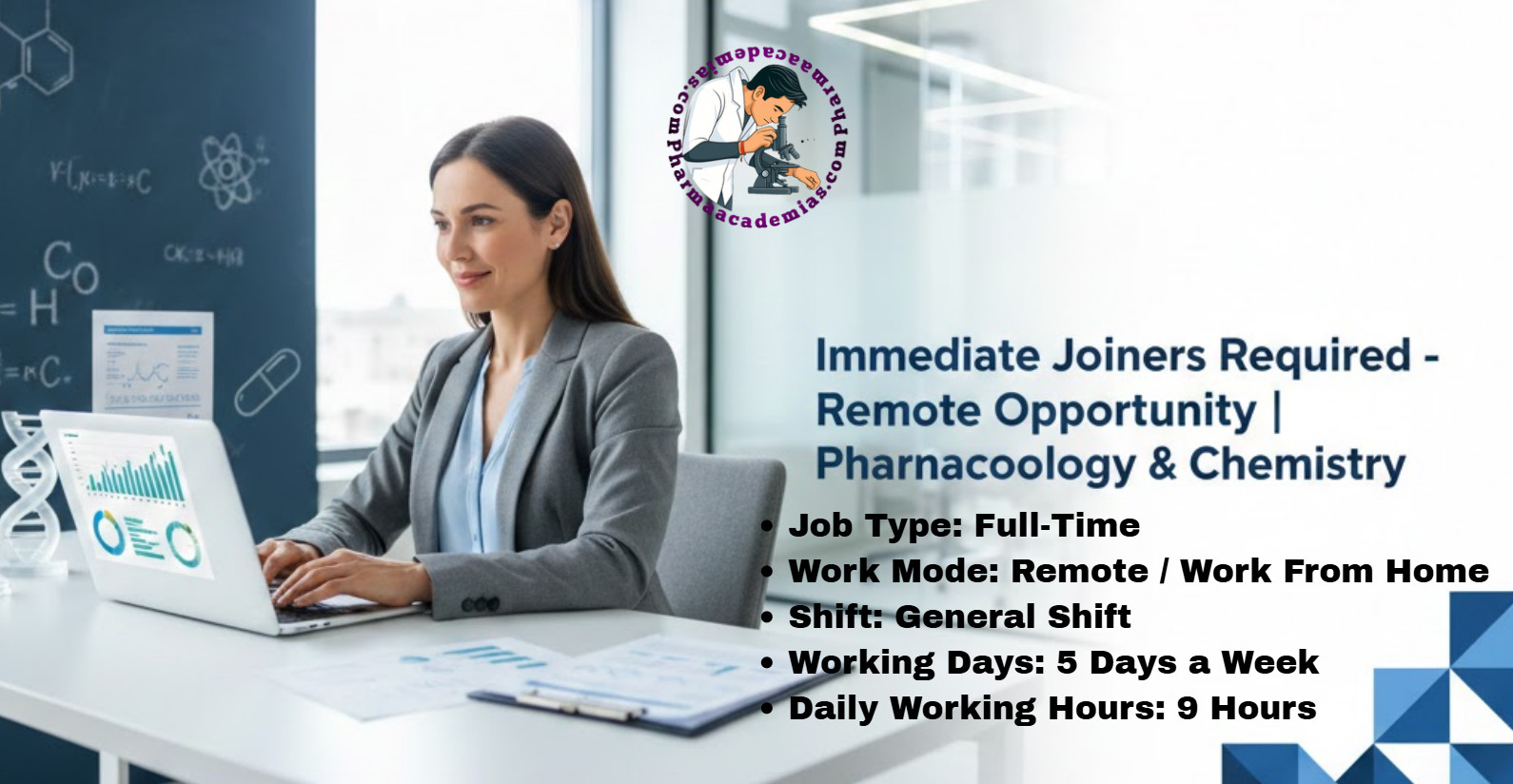 Immediate Joiners Required | Remote Pharmacology - Pharmaacademias